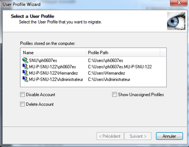 Integration AD via Profwiz | Wiki Service Numérique aux Usagers